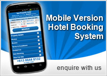 Free Mobile Hotel Booking System | Bookings247 Button